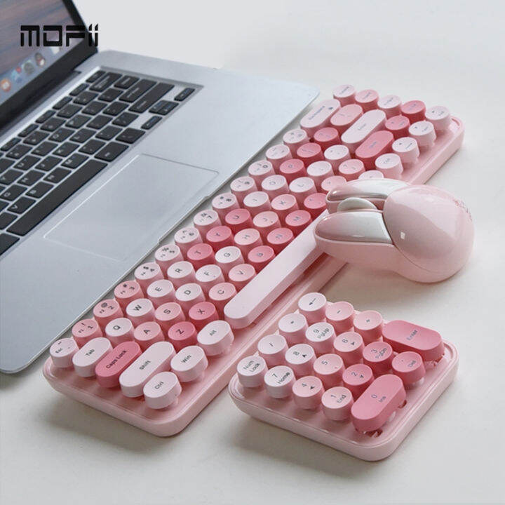 FANTASY T MALL MOFii IDOL MAX Mini Cute Wireless Keyboard and Mouse Set ...