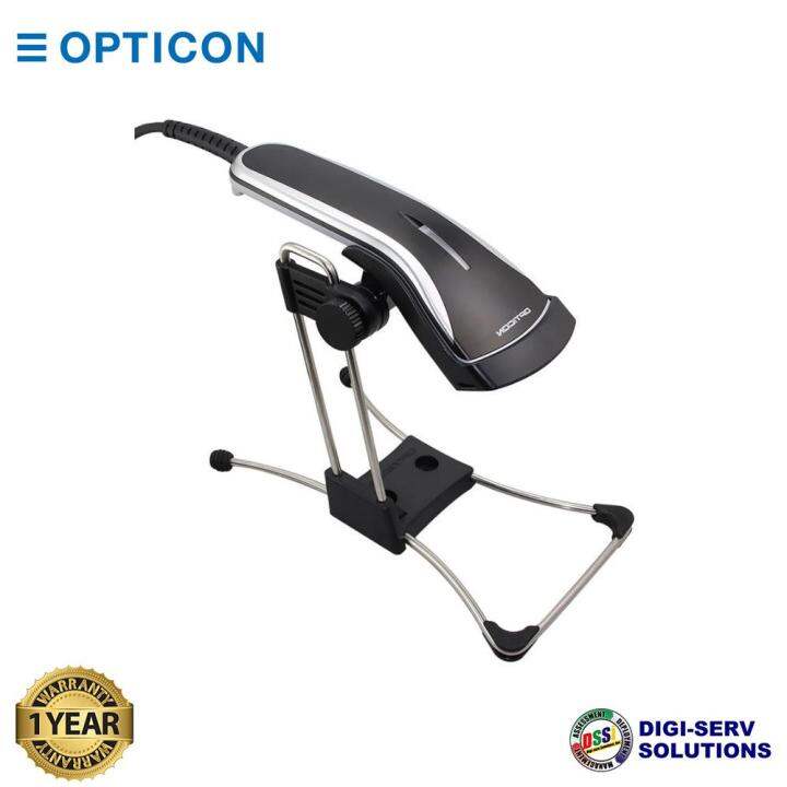 Opticon OPR-2001Z USB Stand Laser Barcode Scanner for Business (Black ...