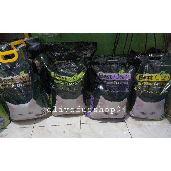 BEST CLEAN CAT LITTER SAND 10 LITERS | Lazada PH