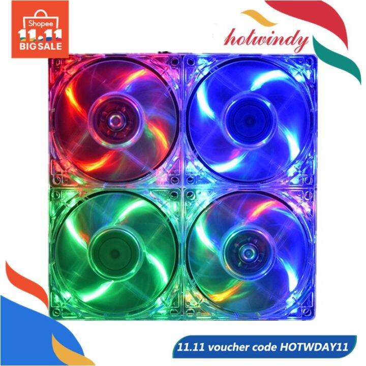 ∏ Computer chassis fan with led Multicolored color CPU Computer PC ...