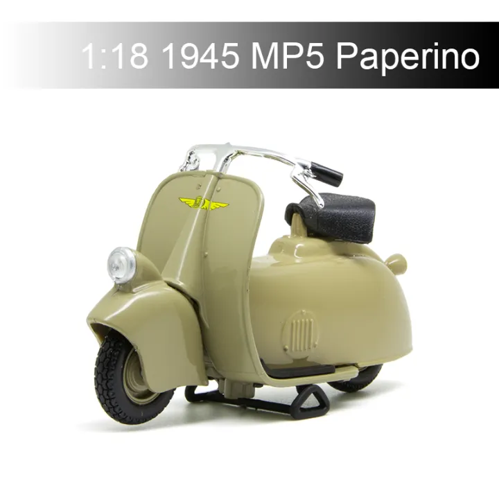 Maisto เวสป้า Piaggio 1945 MP5 Paperino 1:18รถจักรยานยนต์รุ่นรุ่น ...