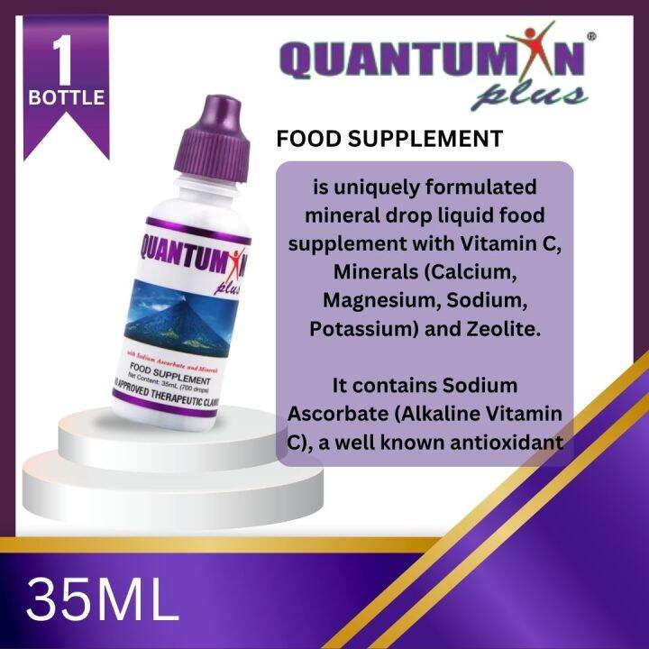 Quantumin Plus Liquid Food Supplement 35ml 700 drops [ 1 Bottle ] 100% ...