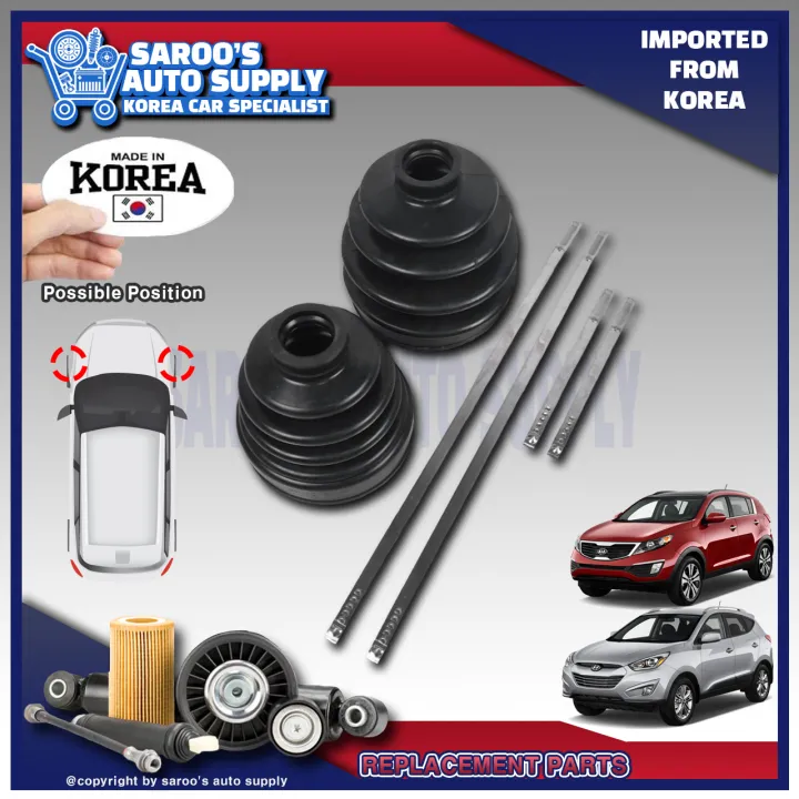 Cv Boot Velocity Boot Set For Tucson 10 15 Sportage 10 15