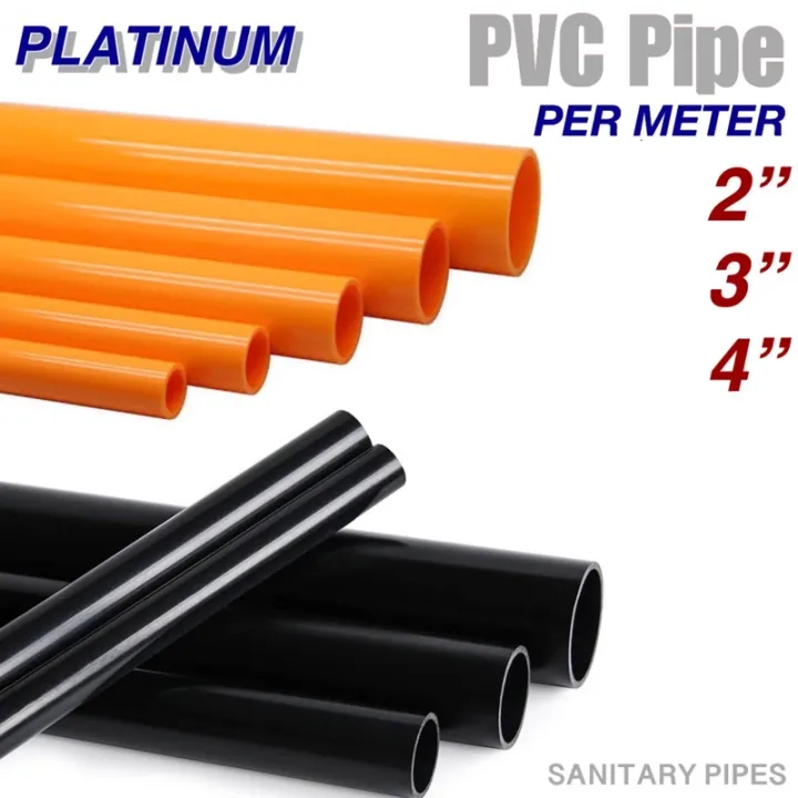 Per Mtr 1m 1.5m | PVC Pipe Orange S600 & Black | 2” 3” 4” | Plumbing Sanitary Pipes | Sold Per ...