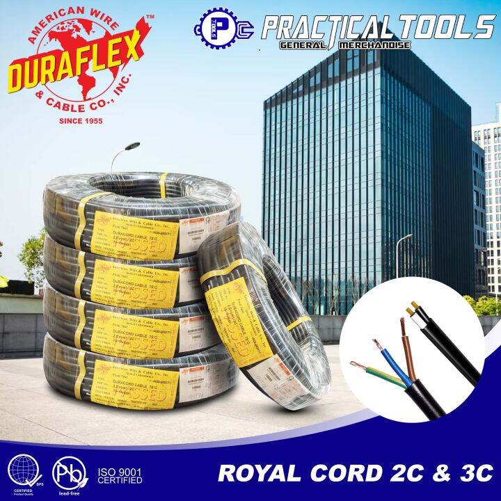 Duraflex Royal Cord Wire 10/15/20/75 Meters | Lazada PH