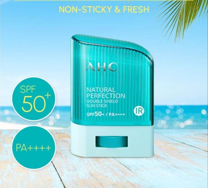 AHC spf50 sunstick sunscreen for face Natural Perfection Double Shield ...