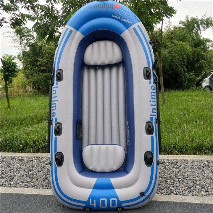 Intime 4 person Inflatable Boat Kayak Fishing Boat Water Lifeboat ...