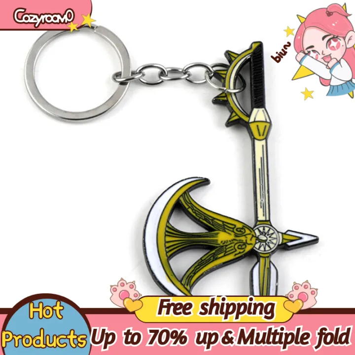 Buy 4 get 4% Anime The Seven Deadly Sins Keychains Weapon Escanor ...