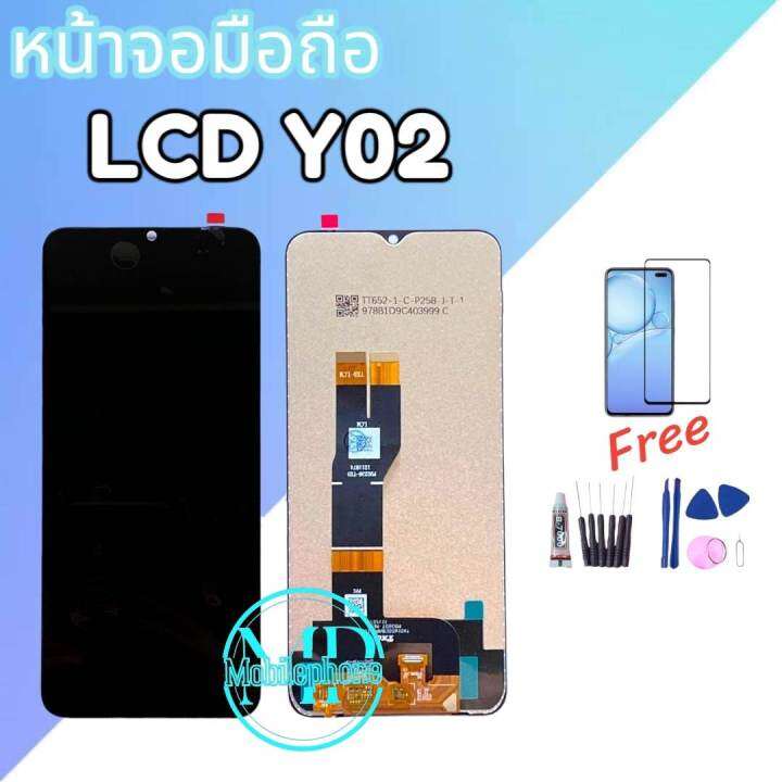 LCD Y02 งานแท้ หน้าจอโทรศัพท์มือถือ หน้าจอ+ทัชสกรีน Y02 แถมฟรีฟิล์ม ...