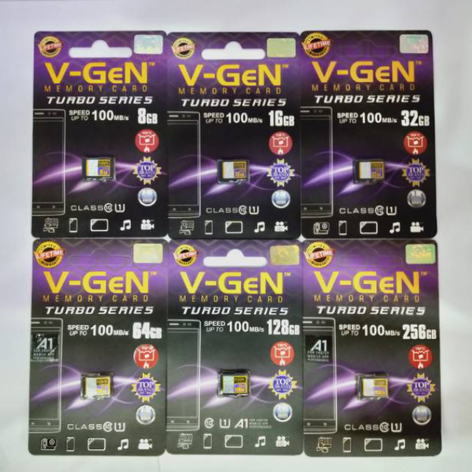 [PROMO COD] V-GEN Micro SD Vgen 8GB 16GB 32GB 64GB 128GB Class 10 TURBO ...