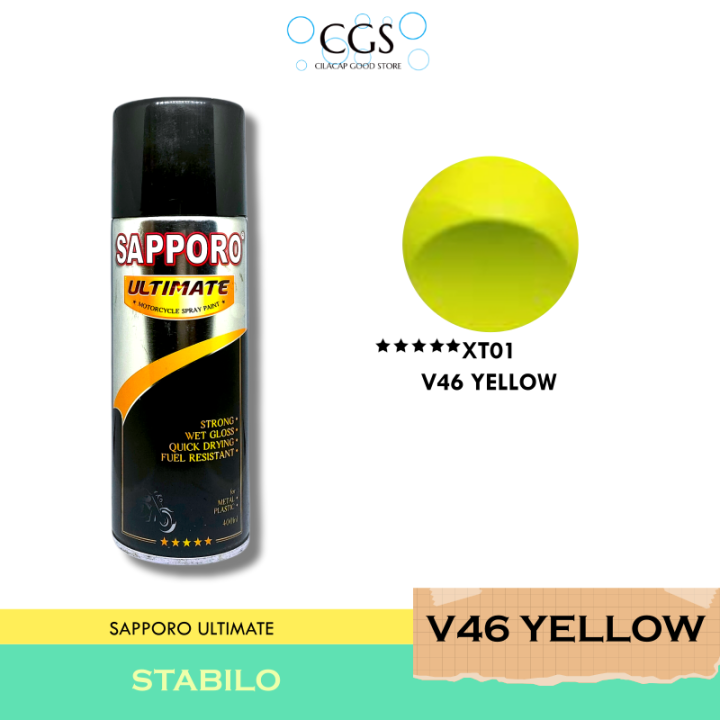 SAPPORO KUNING STABILO XT01 - cat kuning stabilo - cat motor stabilo ...