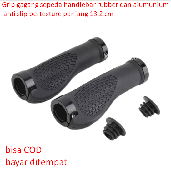 Grip gagang sepeda handlebar rubber dan alumunium anti slip bertexture ...