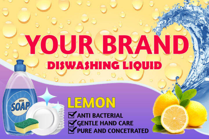 STICKER LABEL FOR DISHWASHING LIQUID (13pcs) | Lazada PH