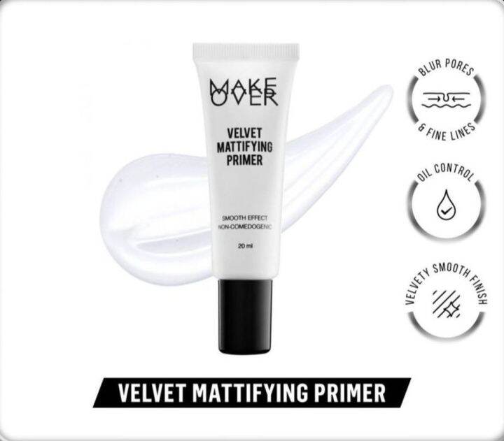 MAKE OVER Velvet Mattifying Primer 20ml | Makeover Primer | Lazada ...