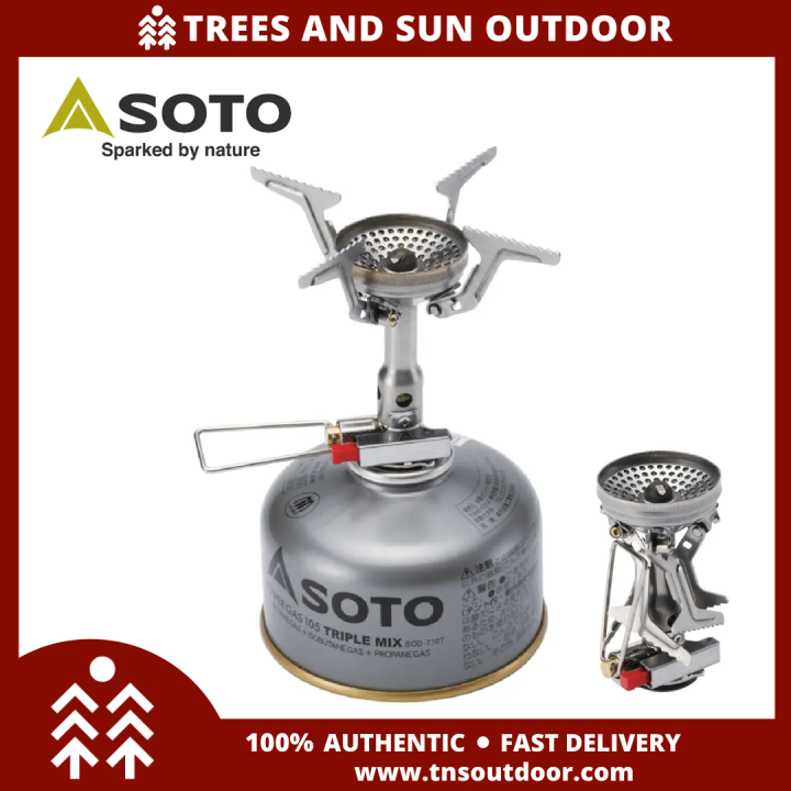 SOTO Amicus stove with Stealth Igniter High Performance Lightweight ...