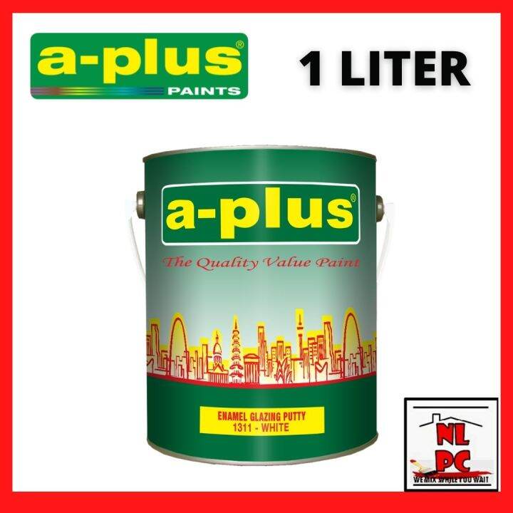 A-PLUS Glazing Putty Enamel White | Lazada PH