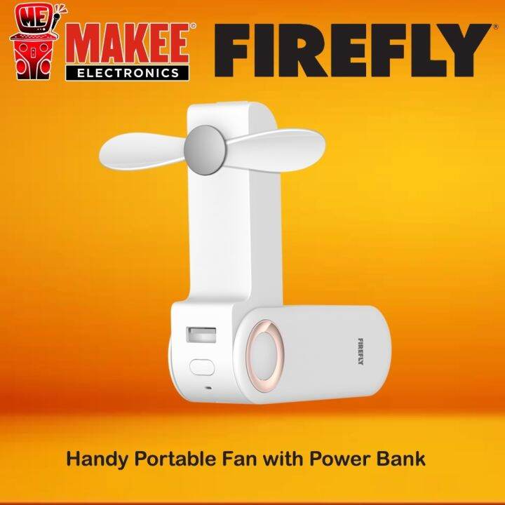 Firefly FEL807 Handy Foldable Fan with Power Bank | Lazada PH