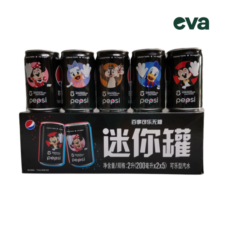 (CHN MADE) PEPSI DISNEY LIMITED EDITION MULTIPACK CAN DRINKS 200ML *10 ...