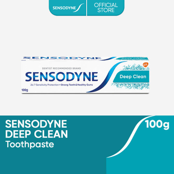 Sensodyne Deep Clean Gel Toothpaste 100g for Sensitivity Protection ...