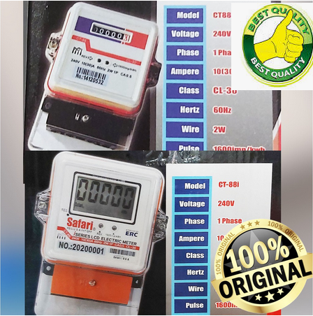 Original Safari Electrical Submeter with ERC Seal Calibrated | Lazada PH