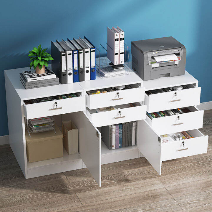 File cabinet with lock storage cabinet locker office desk drawer ...