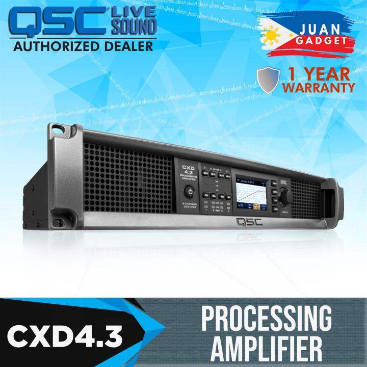 QSC CXD4.3 Processing Amplifier | JG Superstore | Lazada PH