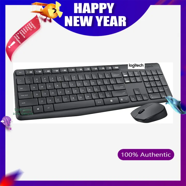 (Only English Letters) Logitech Wireless Keyboard&Mouse MK235 Combo ...