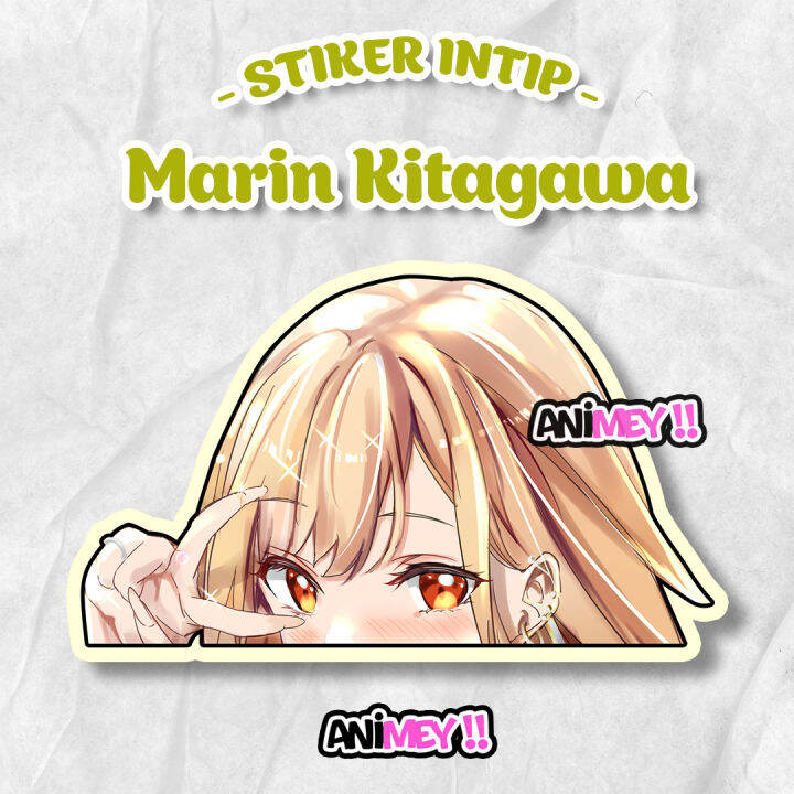 Stiker Intip Marin Kitagawa / Sticker Anime Waterproof | Lazada Indonesia