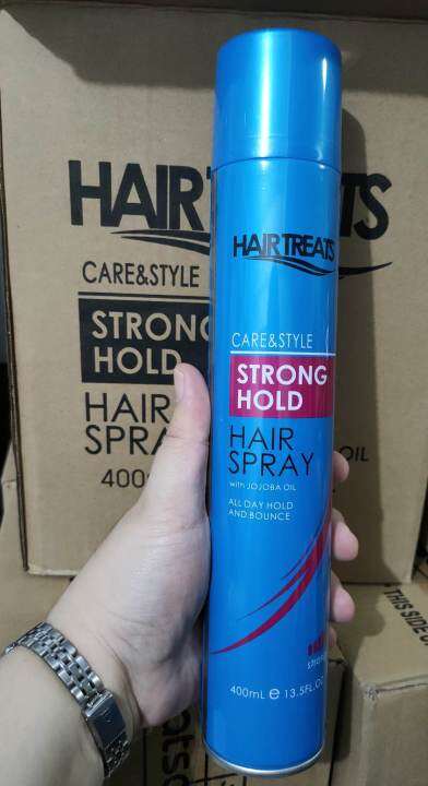 HAIR TREATS Strong Hold Hair Spray 400ml | Lazada PH