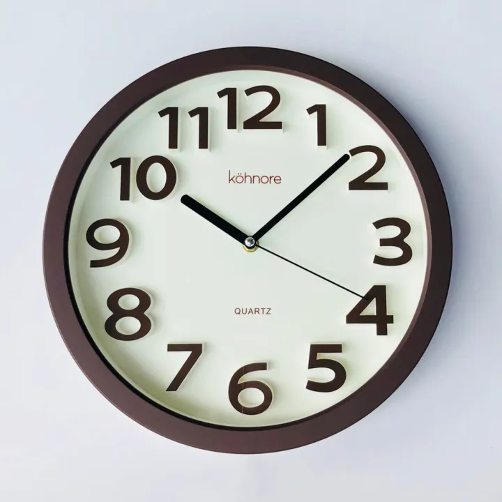 orasan clock 12 Classic Framed Wall Clock (Köhnore) - 3D Silent Type ...