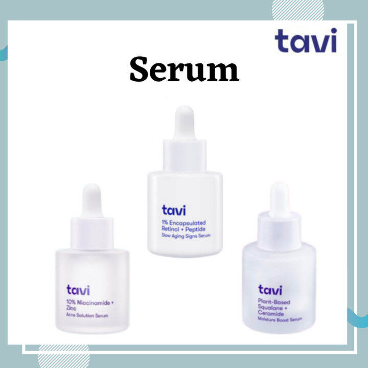 Tavi Niacinamide Acne | Retinol Slow Aging | Squalane Moisture Serum ...