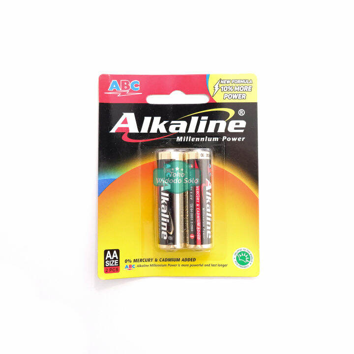 Batu Baterai AA ABC Alkaline Millennium Power - 1 Pack Isi 2 Buah | Lazada Indonesia