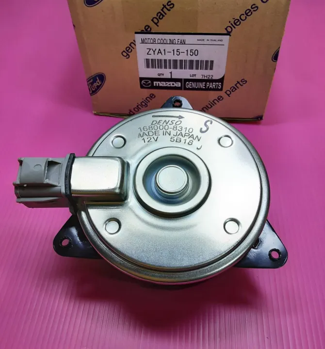 มอเตอร์พัดลมไฟฟ้า พัดลมหม้อน้ำ MAZDA2,3#168000-83104D(ZYA1-15-150 ...