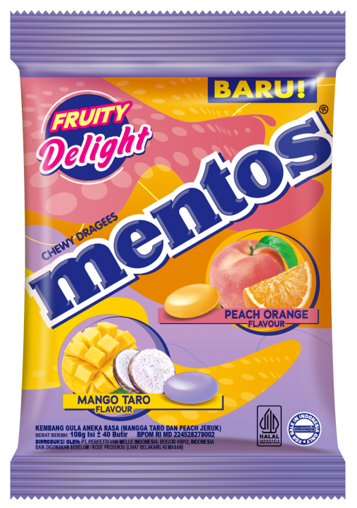 Permen Mentos Fruity Delight isi 50 butir | Lazada Indonesia
