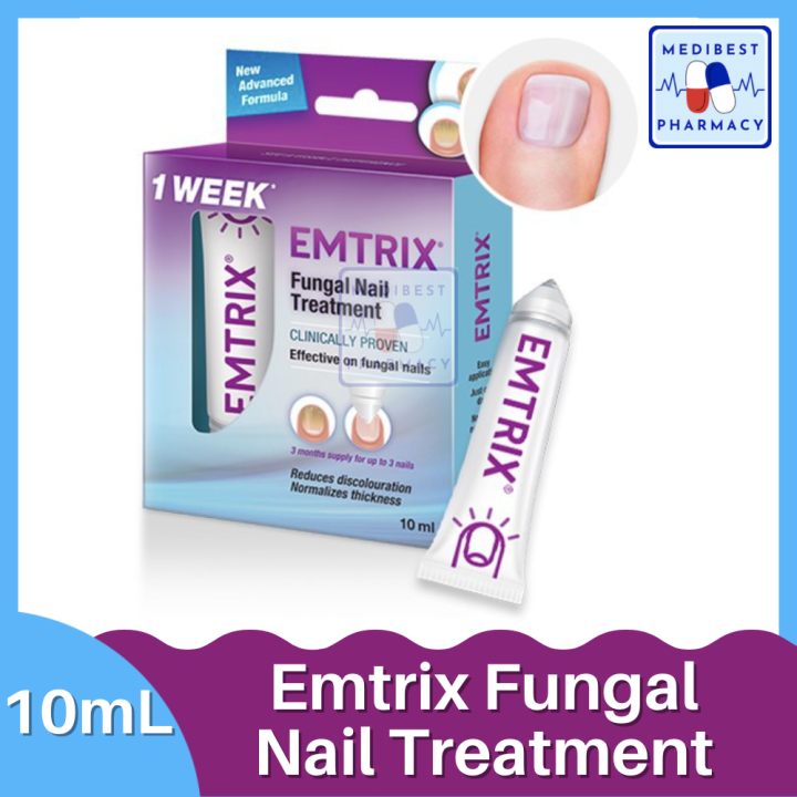 [EXP 08/2023] Emtrix Fungal Nail Treatment (10mL) | Lazada
