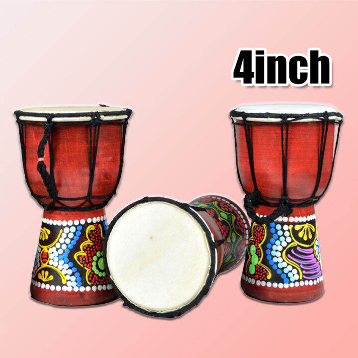4Inch Kids Djembe Drum Original West African Bongo Drum Percussion for ... 4Inch Kids Djembe Drum Original West African Bongo Drum Percussion for ...