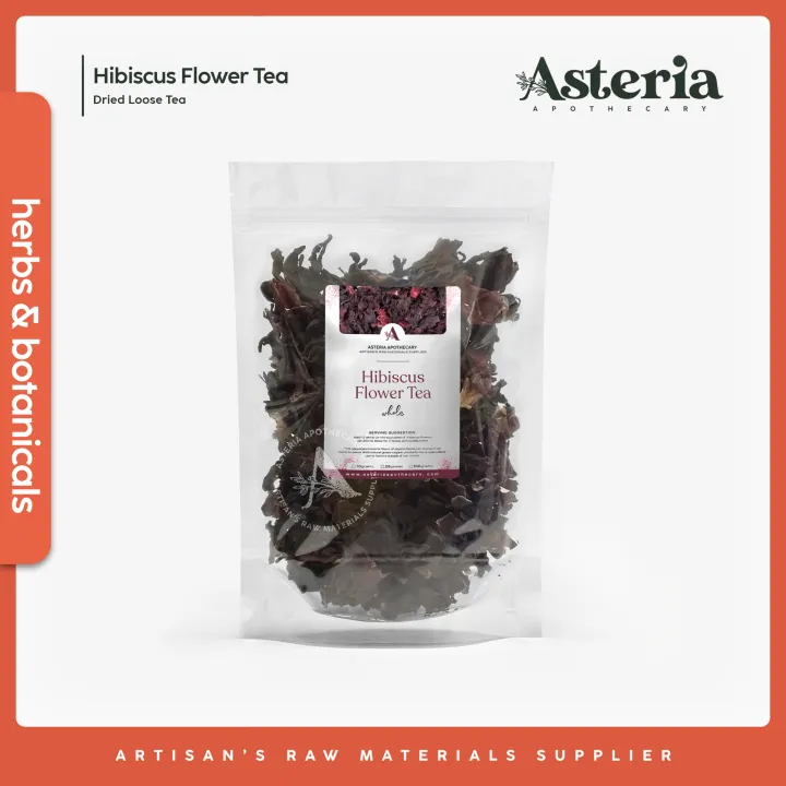 Dried Hibiscus Loose Tea | Herbal Tea | Tisanes | Flower Tea 10g / 100g ...