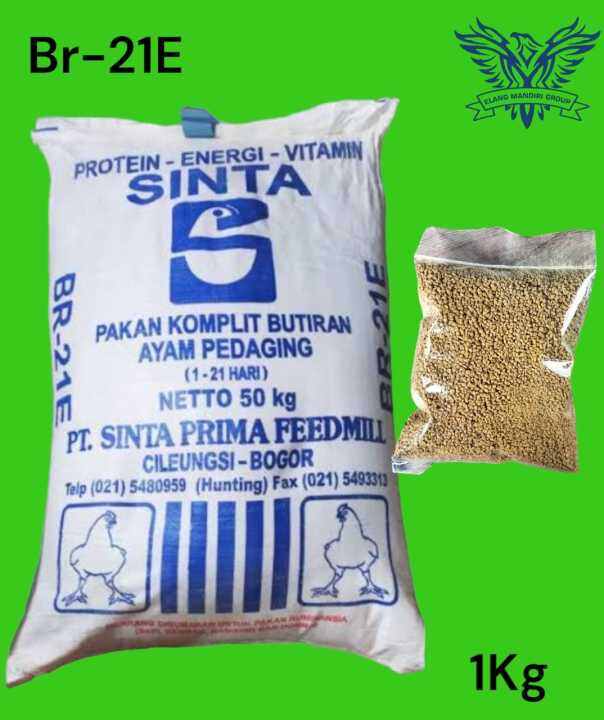 Repack Pakan Ayam PUR BR 21E 1 Kg Voer Ayam Pedaging SINTA BR-21E ...
