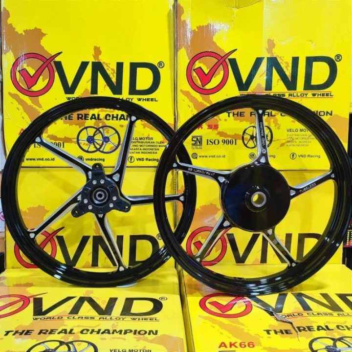 VELG VND AK 55 AK55 AEROX OLD / AEROX NEW UK 160 X 185 RING 17 VELG VND AK 55 YAMAHA AEROX 155 ...