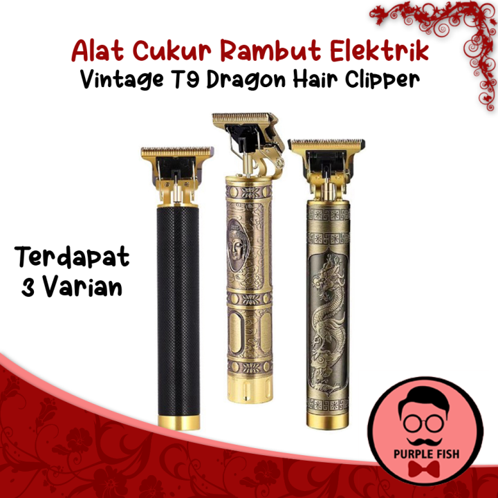 Alat Cukur Rambut Mesin Potong Rambut Vintage T9 Dragon Hair Clipper | Lazada Indonesia