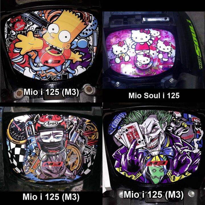 MIO I 125 and MSI 125 GAS TANK STICKER ONE PIECE ej cycle MISS | Lazada PH