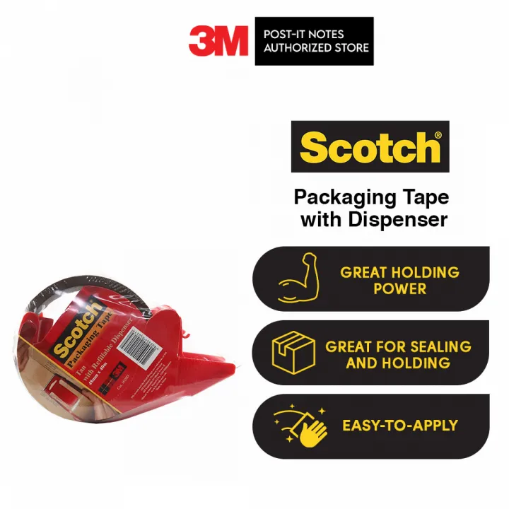 3M Scotch® Packaging Tape with Dispenser [MS3620D] | Lazada PH