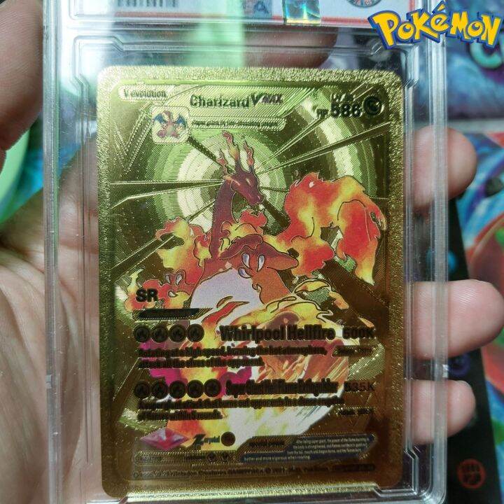 Evolution Charizard VMAX 26 44 thẻ pokemon nhôm mạ vàng gia đình khủng ...