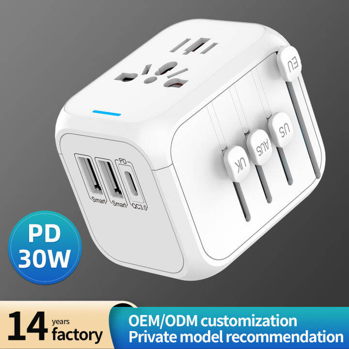 JOBOOS 130 PD18W Multi-function Conversion Plug All in One Universal ...