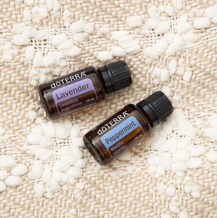 doTERRA Essential Oil Lavender 15ml + Peppermint 15ml Fever Fighters ...