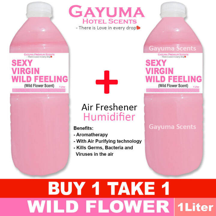 [Buy 1 Take 1] Gayuma WILD FLOWER Premium Scents 1 Liter water based ...
