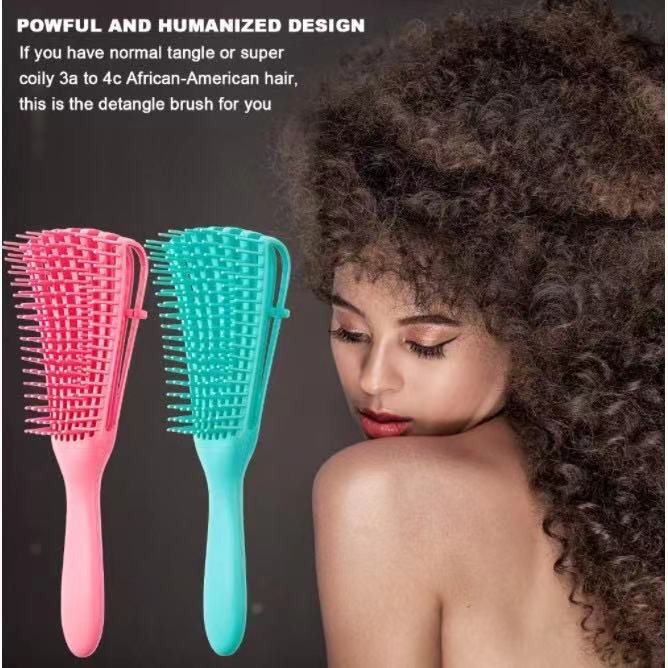 Octopus comb straightens hair instantly, bid farewell to curvy hair ...