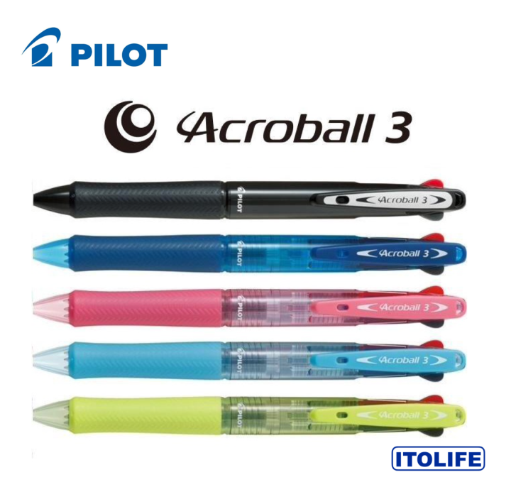 Pilot Acroball 3 3 Color Ballpoint Multi Pen 0.7mm- 1pc | Lazada PH