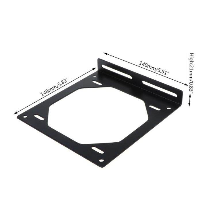 Fan Bracket 240 Radiator Mounting Bracket Water Cooler for 12/14CM Fan ...