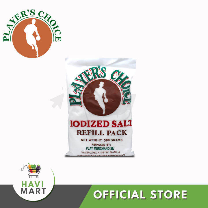 Player's Choice Iodized Salt 500g | Lazada PH